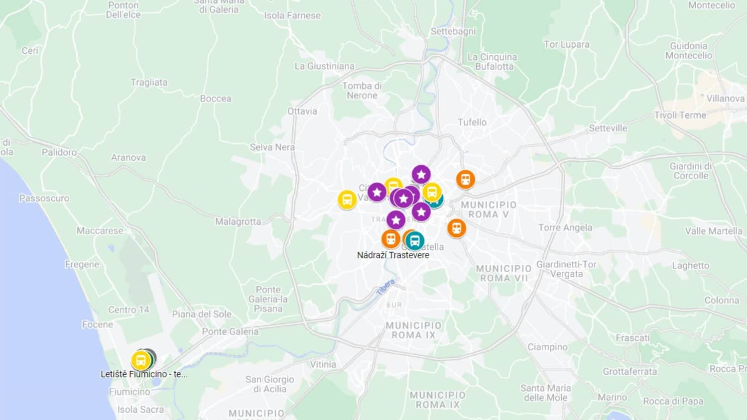 How to get from Fiumicino Airport to the centre of Rome? Our tips + map