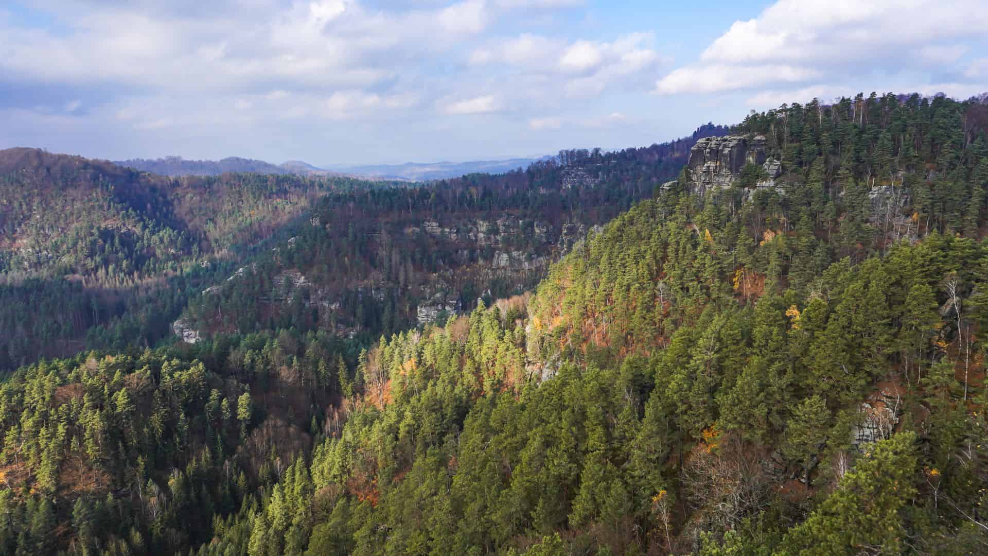 Mariina vyhlídka v Jetřichovicích: trasa, užitečné tipy, fotografie